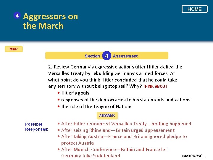 4 HOME Aggressors on the March MAP Key