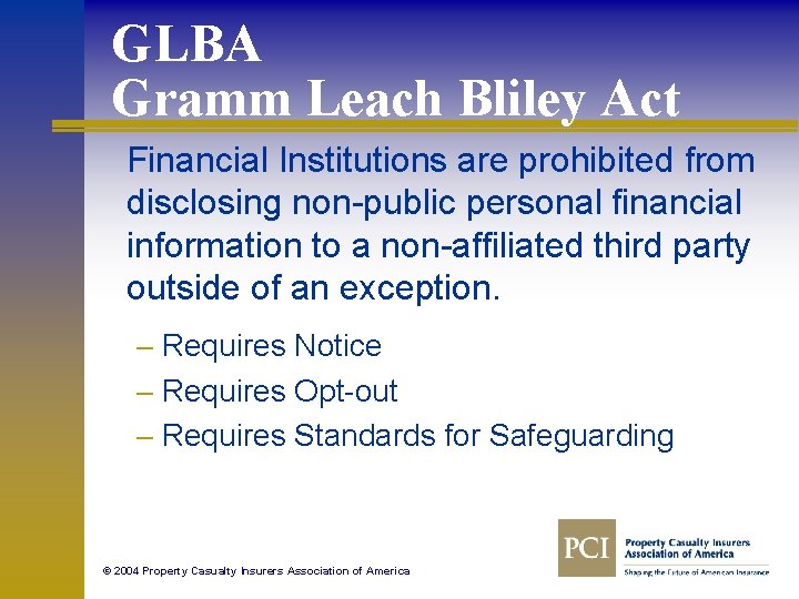 The Alphabet of Federal Legislation Kathleen Jensen Property