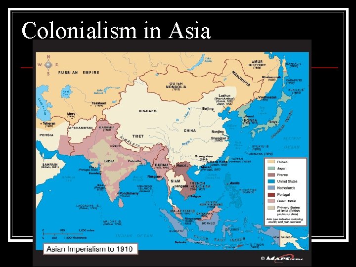 Age of Imperialism Colonialism in Asia Spheres of