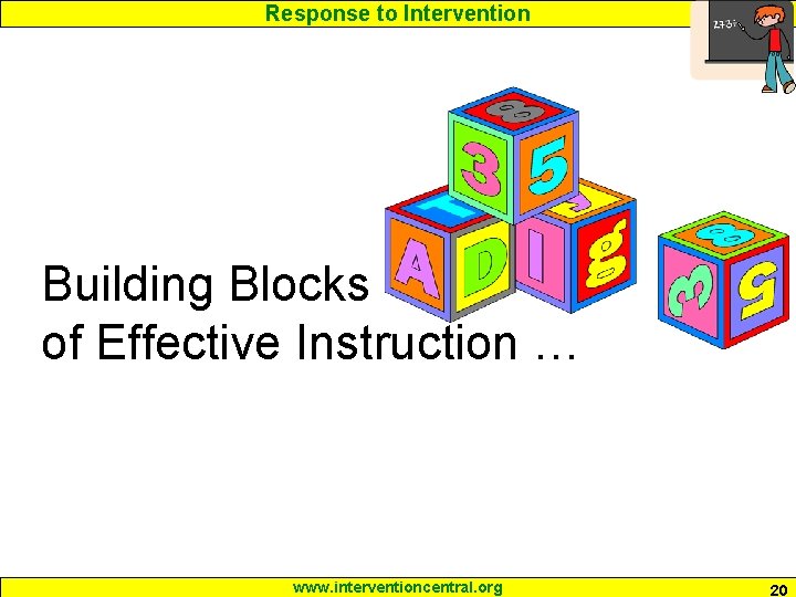 Response to Intervention Building Student Motivation and Academic