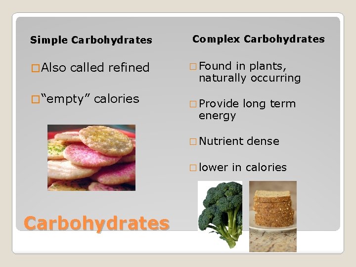 Nutrients Who What When Why Disease prevention Longer