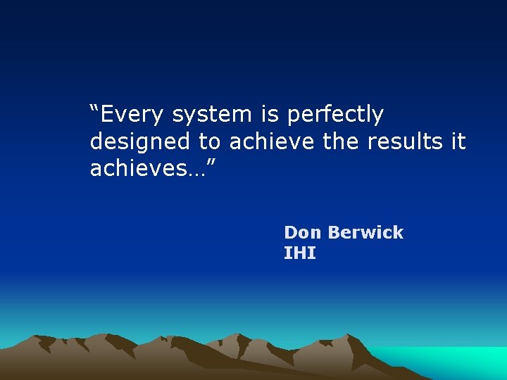 But how can we see any more patients