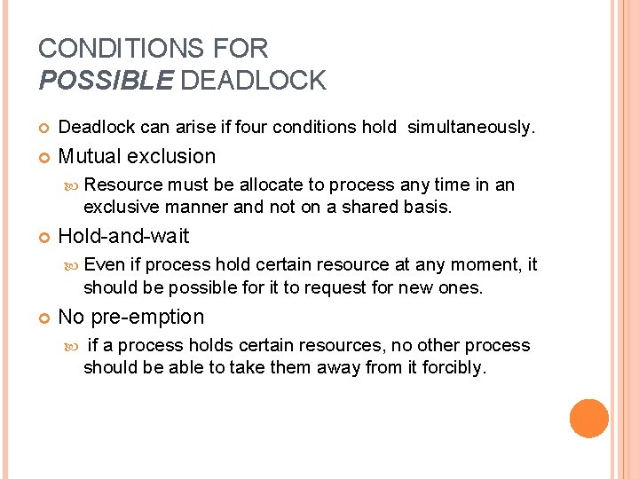 DEADLOCKS Prepared By Dr Vipul Vekariya DEADLOCK A
