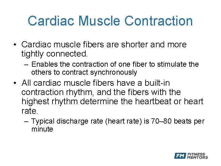 Chapter 3 The Cardiorespiratory System Objectives Following this