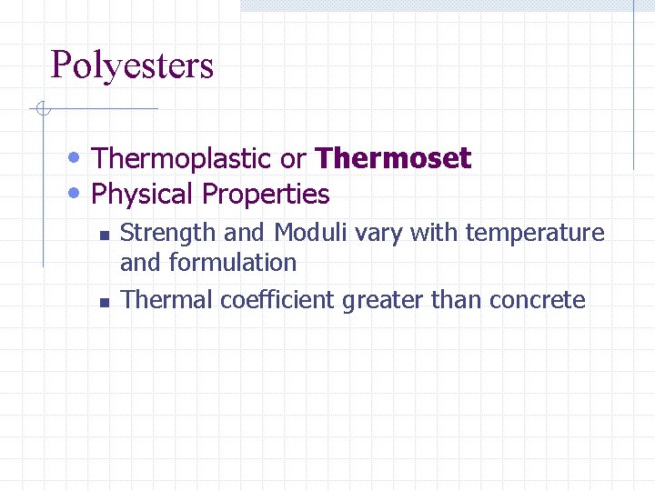 Polymers in Civil Engineering Poly meros many parts