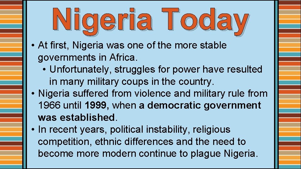 Africas Independence Movements South Africa Kenya Nigeria Standards