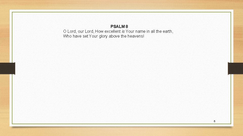 THE GLORY OF GOD THE DIGNITY OF MAN