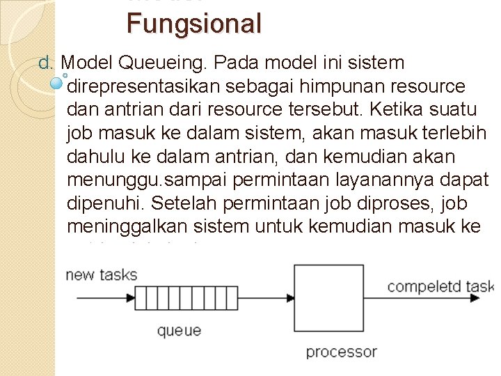 PEMODELAN DALAM PENGUKURAN Pengertian Model Sistem Model adalah