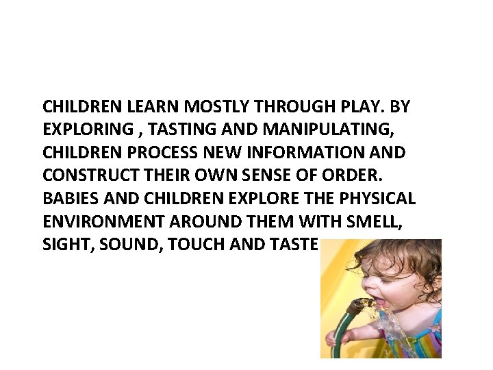 Understanding Childrens Play Overview What is play Types