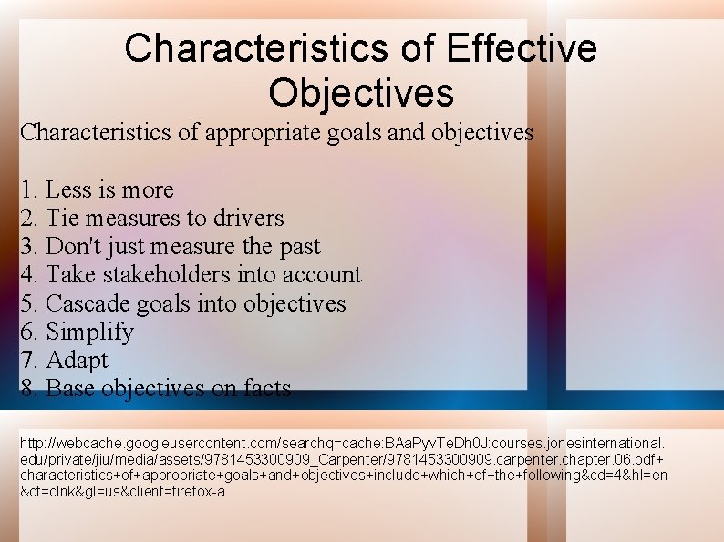 Objective 4 02 Utilize Planning Tools to Guide