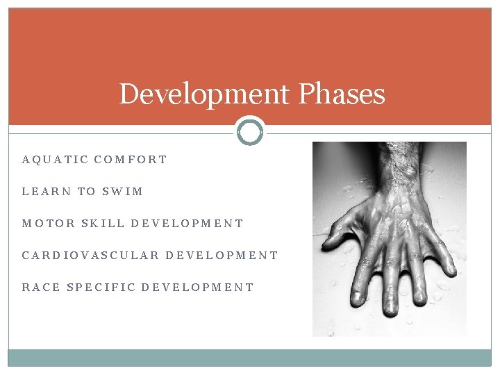 Preparing Age Group Swimmers Overview of Presentation Genetic