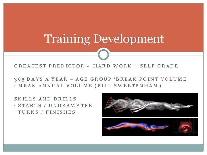 Preparing Age Group Swimmers Overview of Presentation Genetic