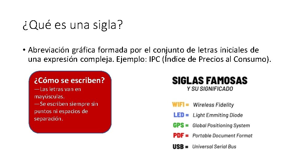 TEMA 8 ABREVIATURAS SIGLAS ACRNIMOS Y SMBOLOS Refuerzo