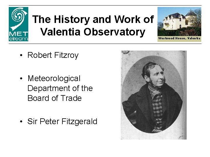 Valentia Meteorological and Geophysical Observatory The History and