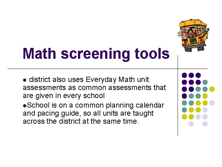 Universal Design for Learning Schoolwide Math ResponsetoIntervention Plan
