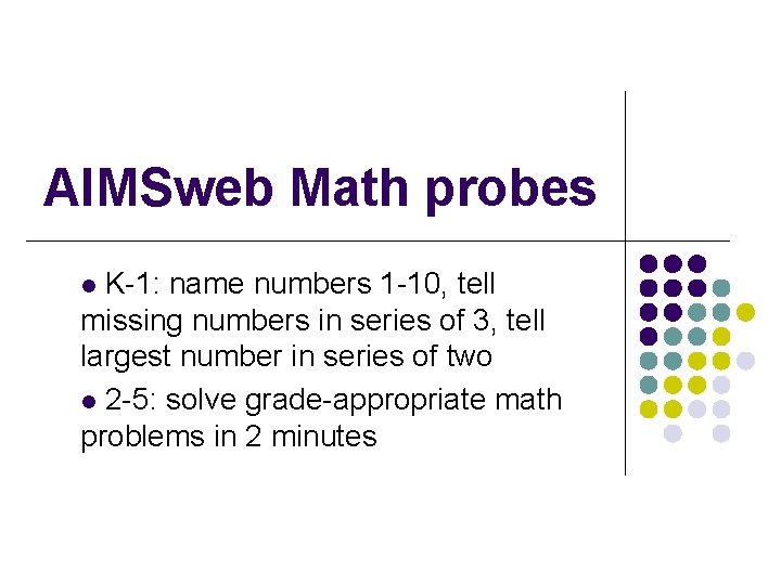 Universal Design for Learning Schoolwide Math ResponsetoIntervention Plan