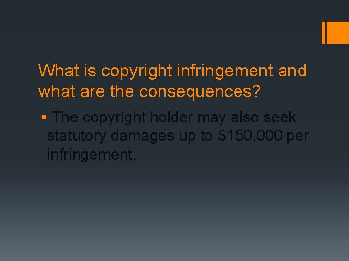 Copyright Brenden Sams What is copyright The exclusive