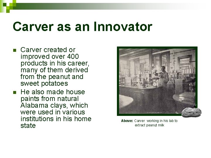 Who was George Washington Carver A suggested unit
