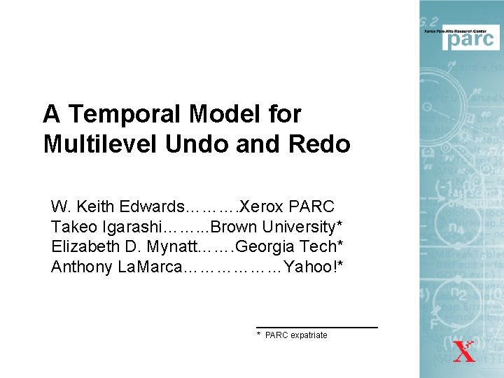 A Temporal Model for Multilevel Undo and Redo