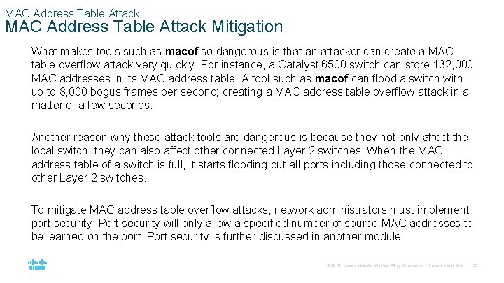 Module 10 LAN Security Concepts Switching Routing and