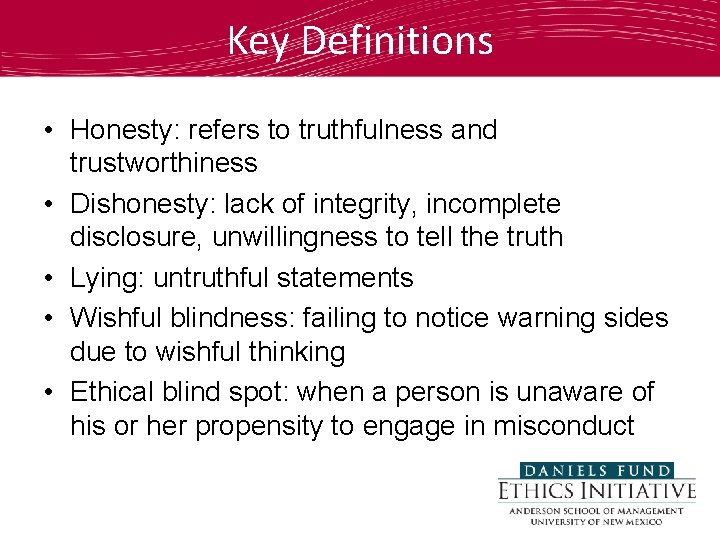 Dishonesty and Its Impact on Business Jennifer Sawayda