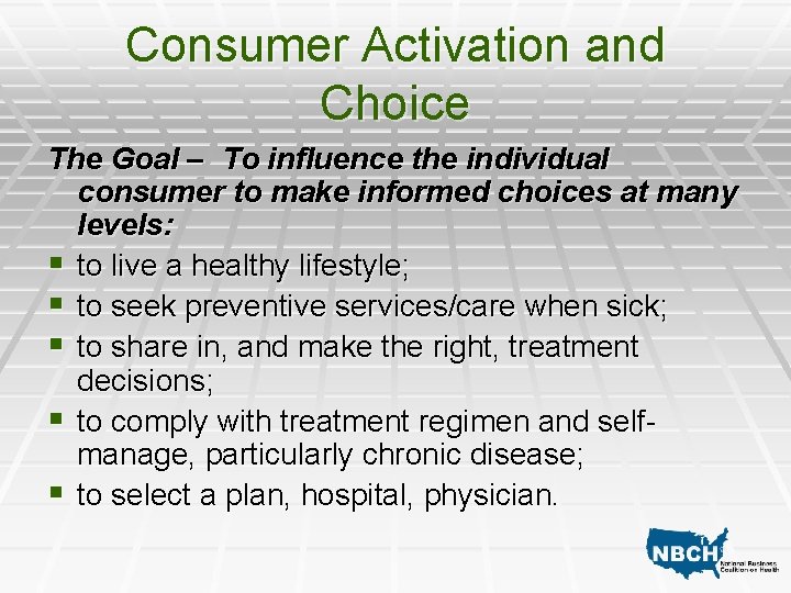 The Future of Value Based Benefit Design Andrew