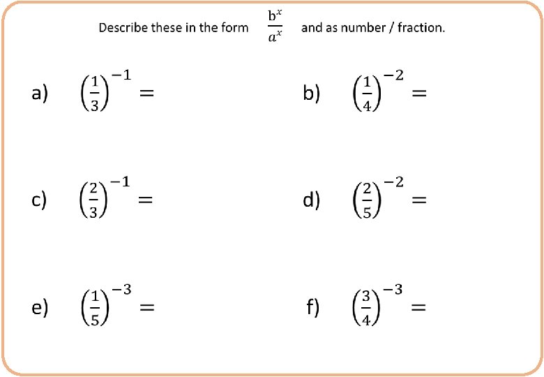 Indices Brackets Demonstration This resource provides animated ...