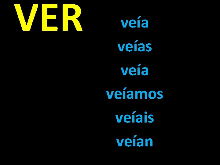 IMPERFECT TENSE REGULAR VERBS GRAMMAR SECTION WHAT IS