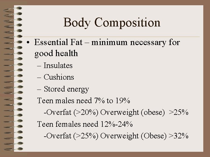 CHAPTER 5 Your Body Composition BODY TYPES ECTOMORPH