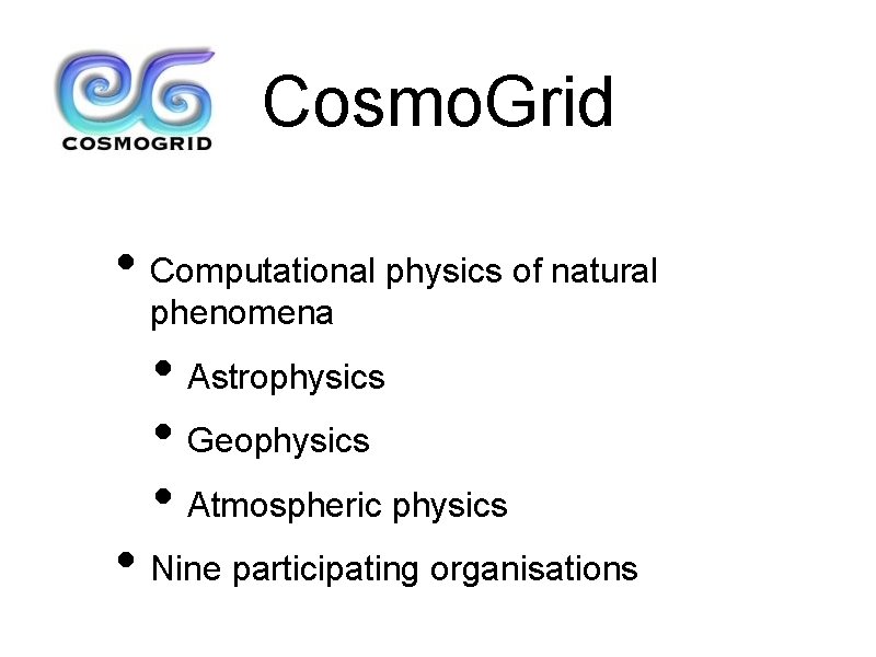 Irish e Infrastructure and Grid initiatives Luke Drury