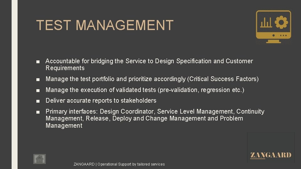 OPERATIONAL SUPPORT IT SERVICE MANAGEMENT OPERATIONAL SUPPORT Professional
