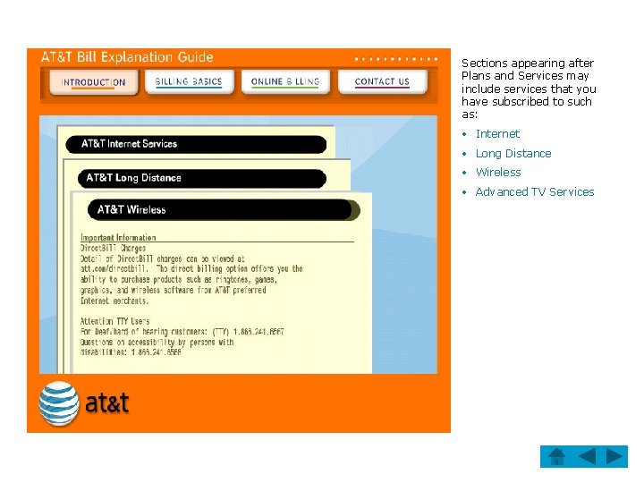 Welcome to the ATT Bill Explanation Guide As
