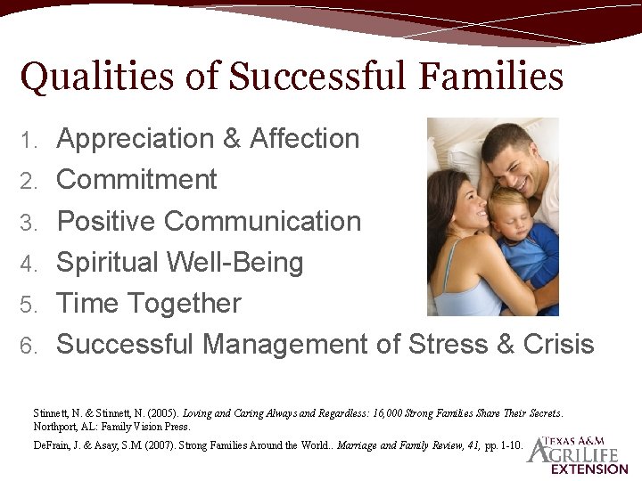 Keys To Building Successful Families Stephen Green Ph