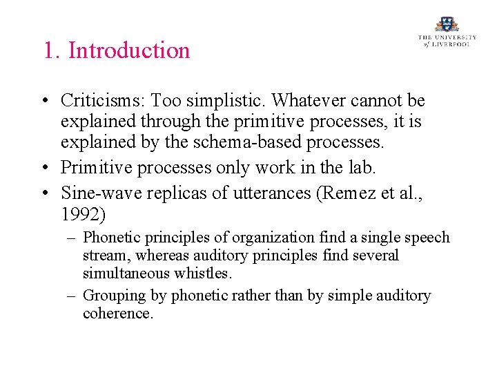 How Does auditory perception organization works by Elvira