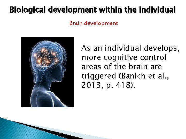 Biological and Social Development as an Individual within