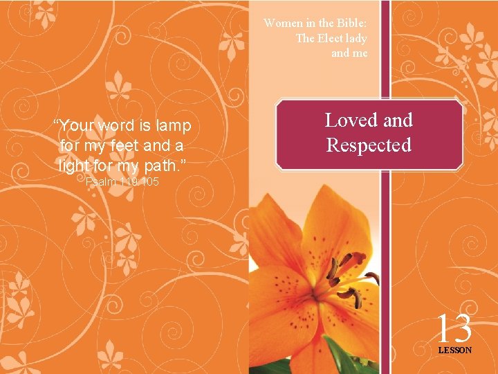 Women in the Bible The Elect lady and