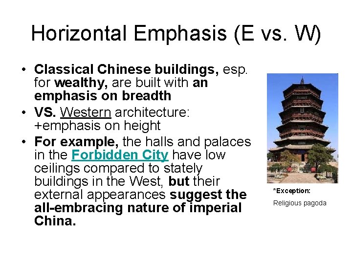 Traditional Chinese Architecture The buildings of a culture