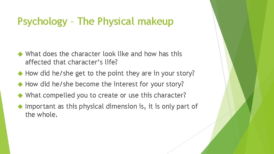 CHARACTER The Bone Structure Character Who for out