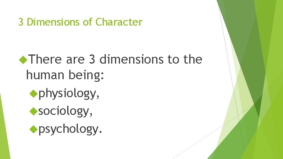 CHARACTER The Bone Structure Character Who for out