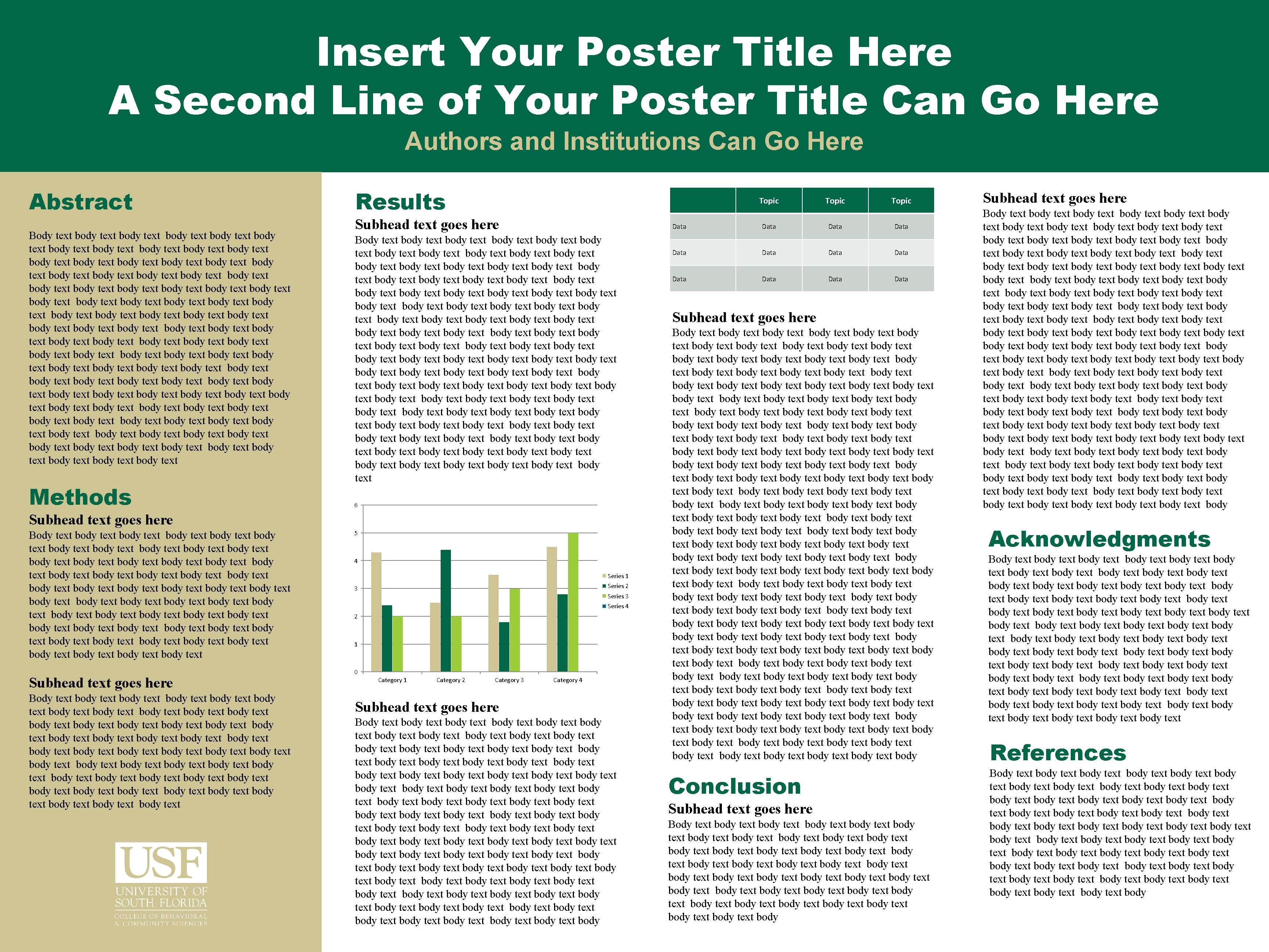 Insert Your Poster Title Here A Second Line