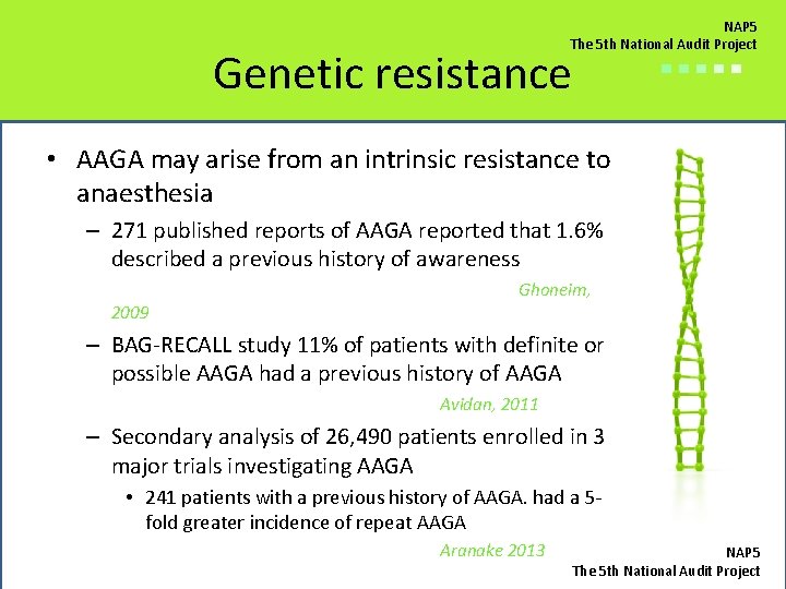 NAP 5 The 5 th National Audit Project