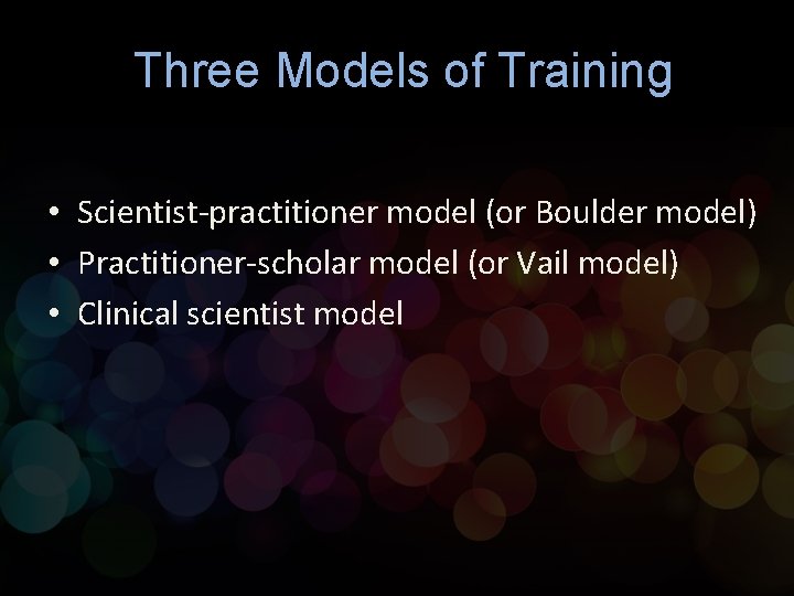 Chapter 1 Clinical Psychology Definition and Training Clinical