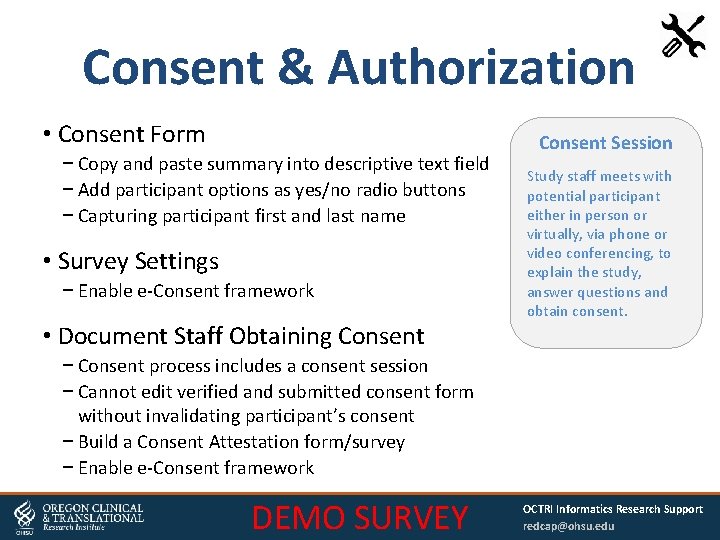Last updated December 12 2021 Consent Using REDCap