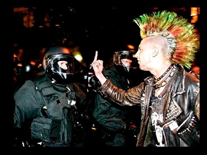 The punk subculture emerged in the United States