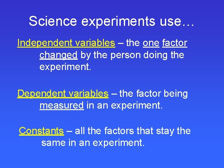 Dependent and Independent Variables Explained 6 th Grade