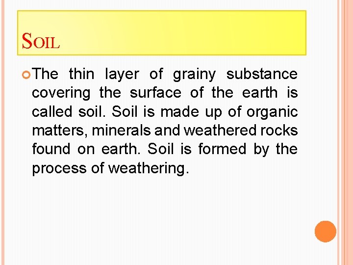 LAND SOIL WATER NATURAL VEGETATION AND WILDLIFE RESOURCES