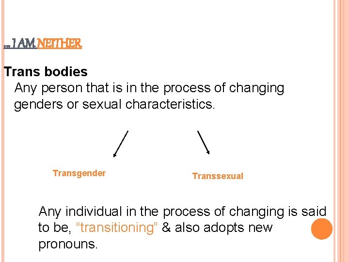 SEXUAL DIVERSITY Lesson 7 October 4 th 2010
