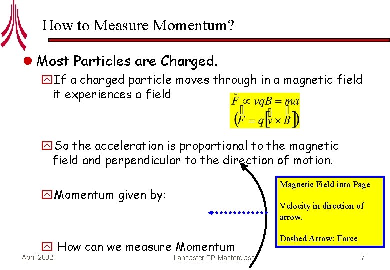 Master Class Lancaster Package l Particle Physics Basics