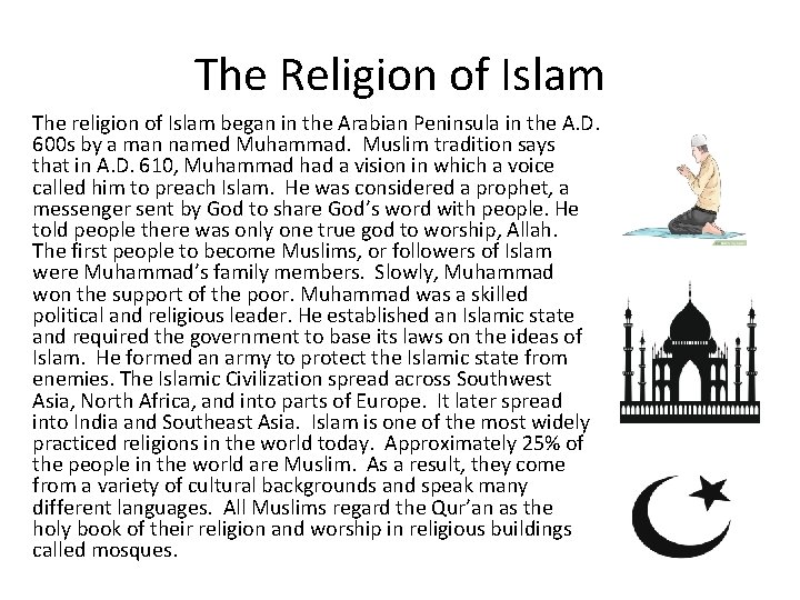 The Spread of Islam AIM How did Islam