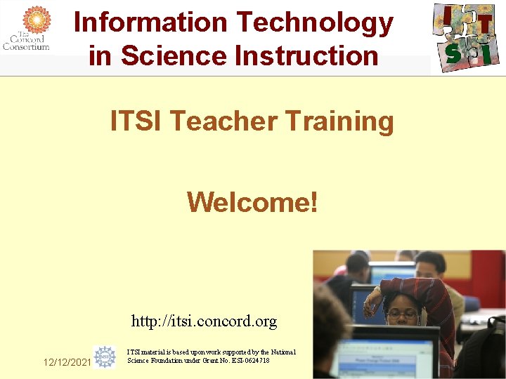 Information Technology in Science Instruction ITSI Teacher Training